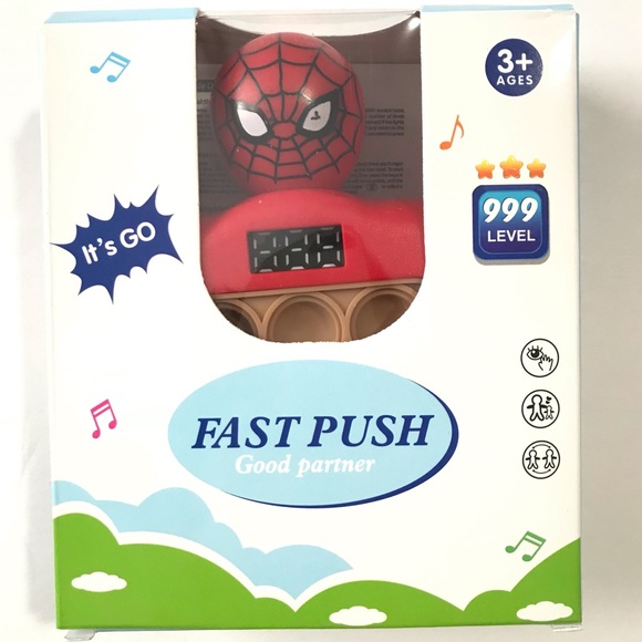 Toys | New Fast Push Pop Kids Game Toy With Screen Spiderman | Poshmark